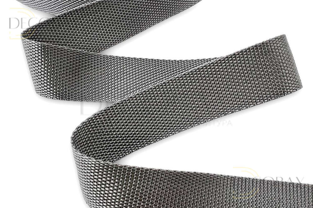Ременная лента (стропа), 30 мм, серая - купить в интернет-магазине ...
